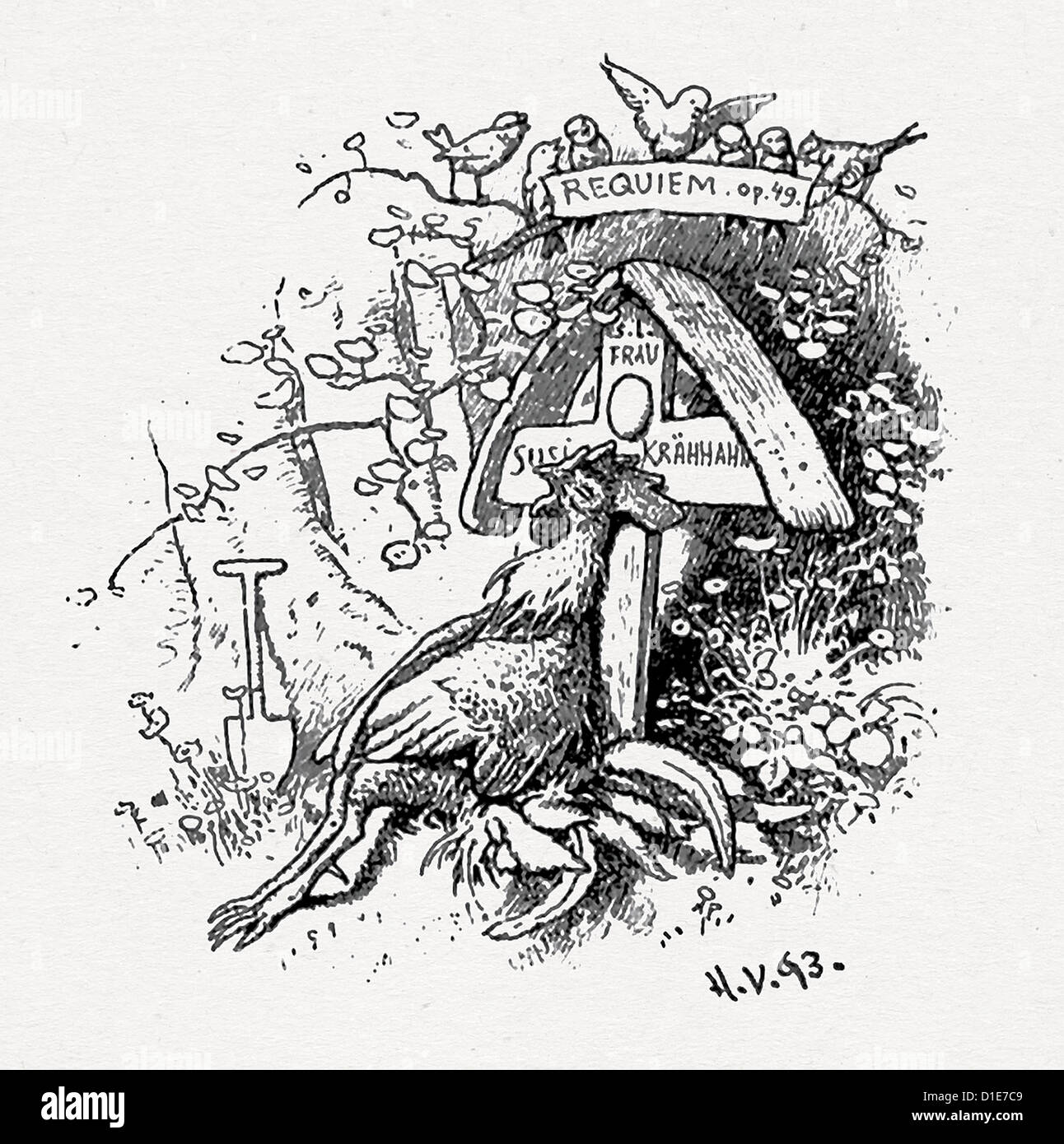 The Death of The Little Hen Stock Photo - Alamy