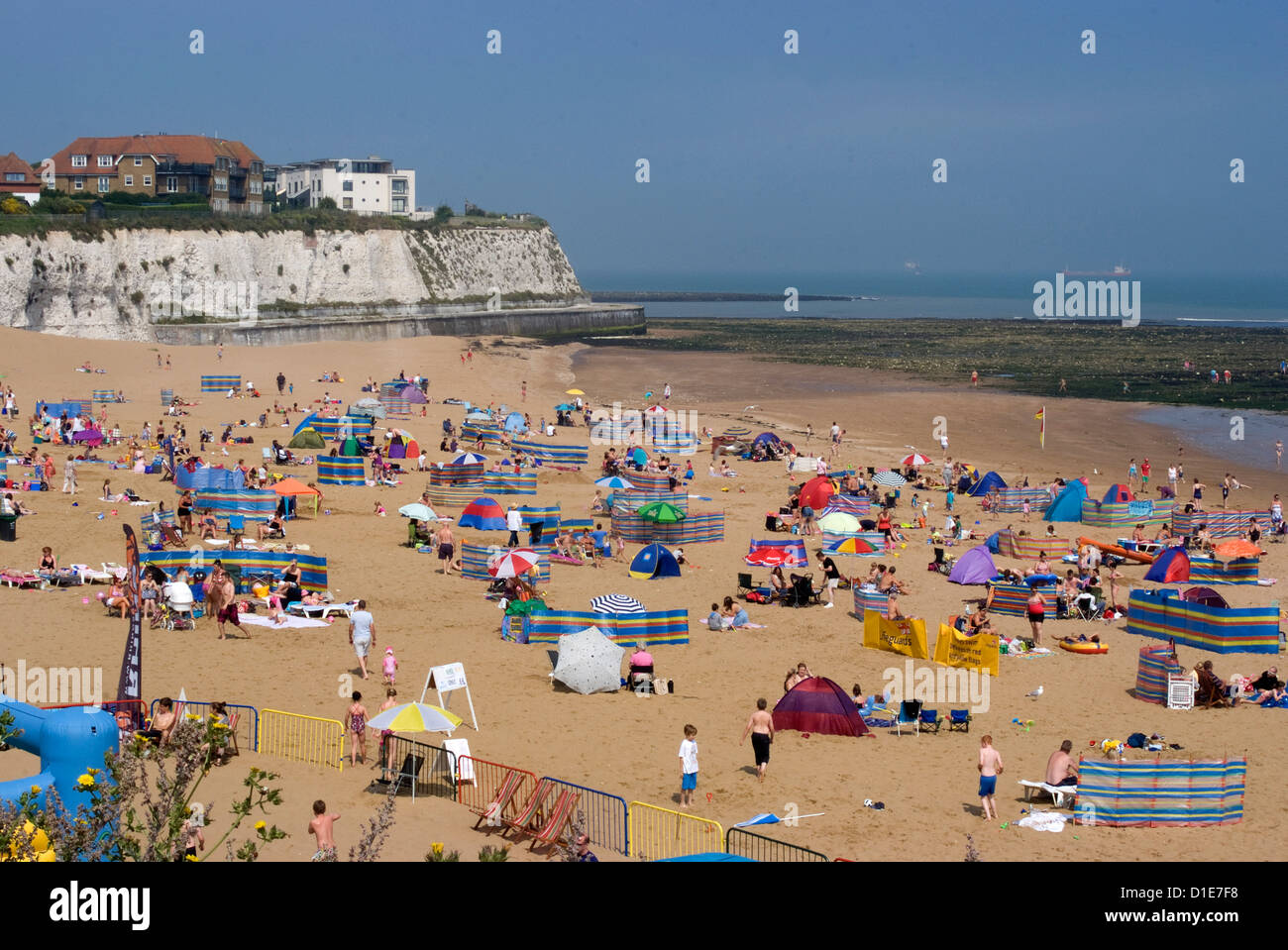 Joss Bay, Broadstairs, Kent, England, United Kingdom, Europe Stock ...