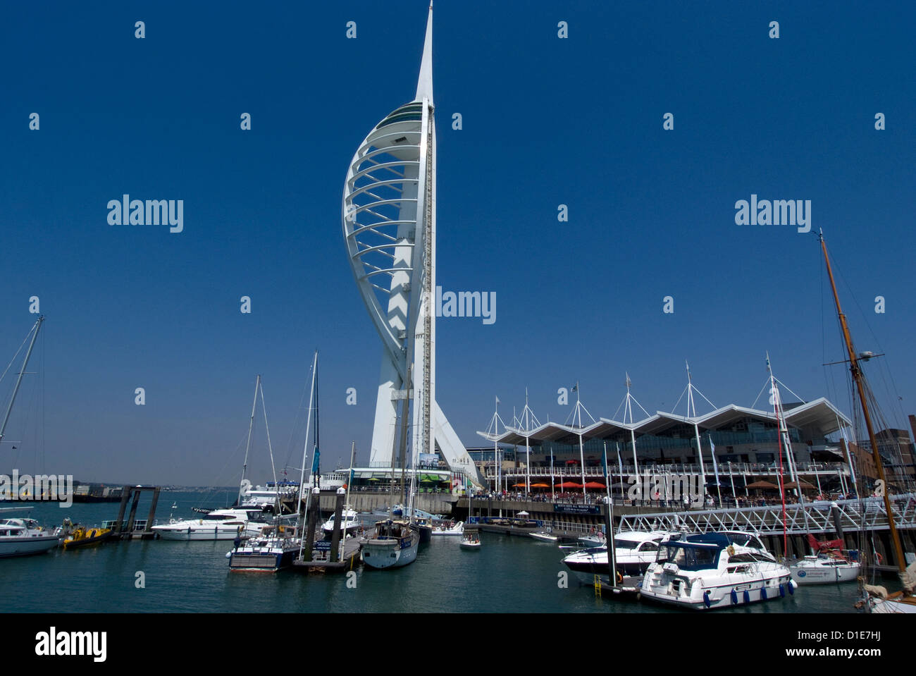 Gunwharf tower building hi-res stock photography and images - Alamy