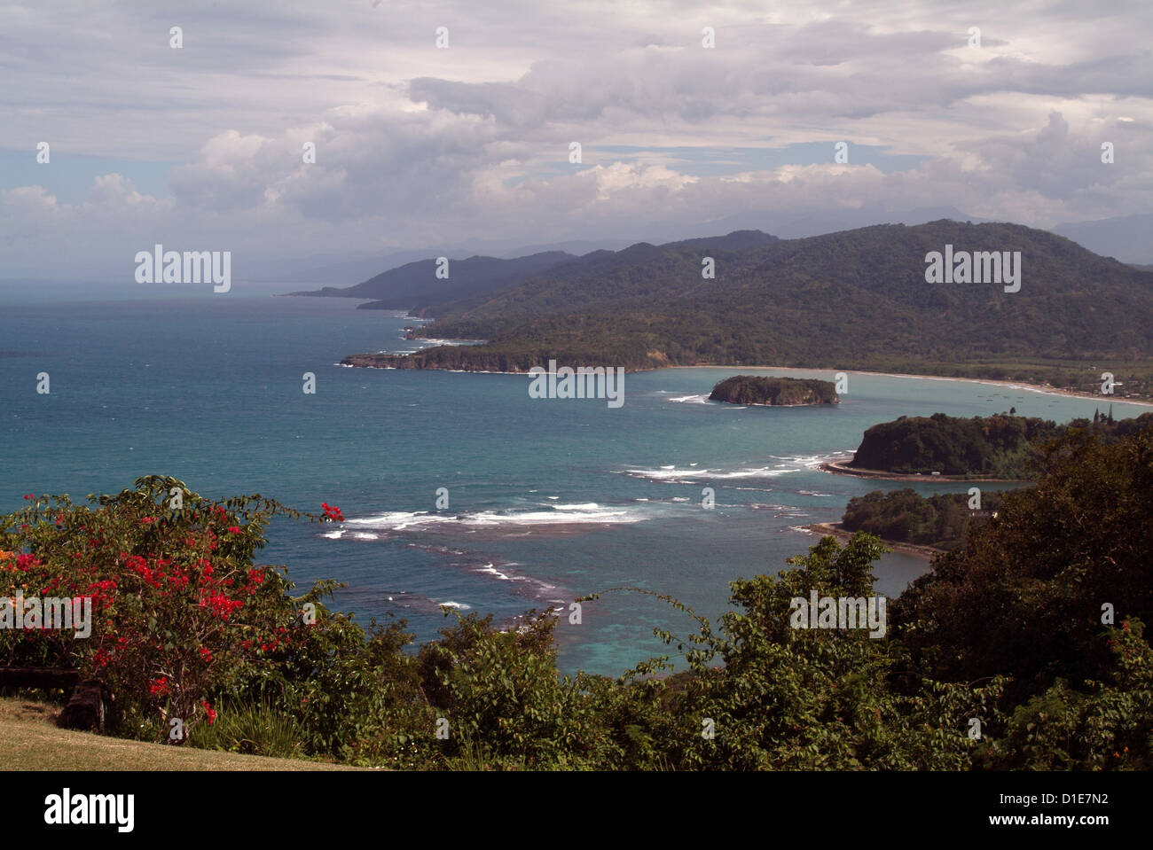 View from Noel Coward's home, Firefly, Port Maria, Jamaica, West Indies ...