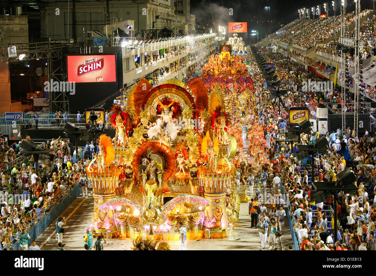 Carnival parade at the Sambodrome, Rio de Janeiro, Brazil, South ...