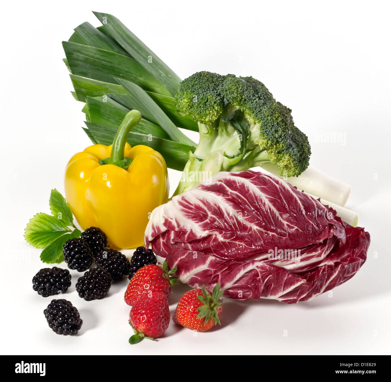 Fresh fruits and vegetables Stock Photo - Alamy