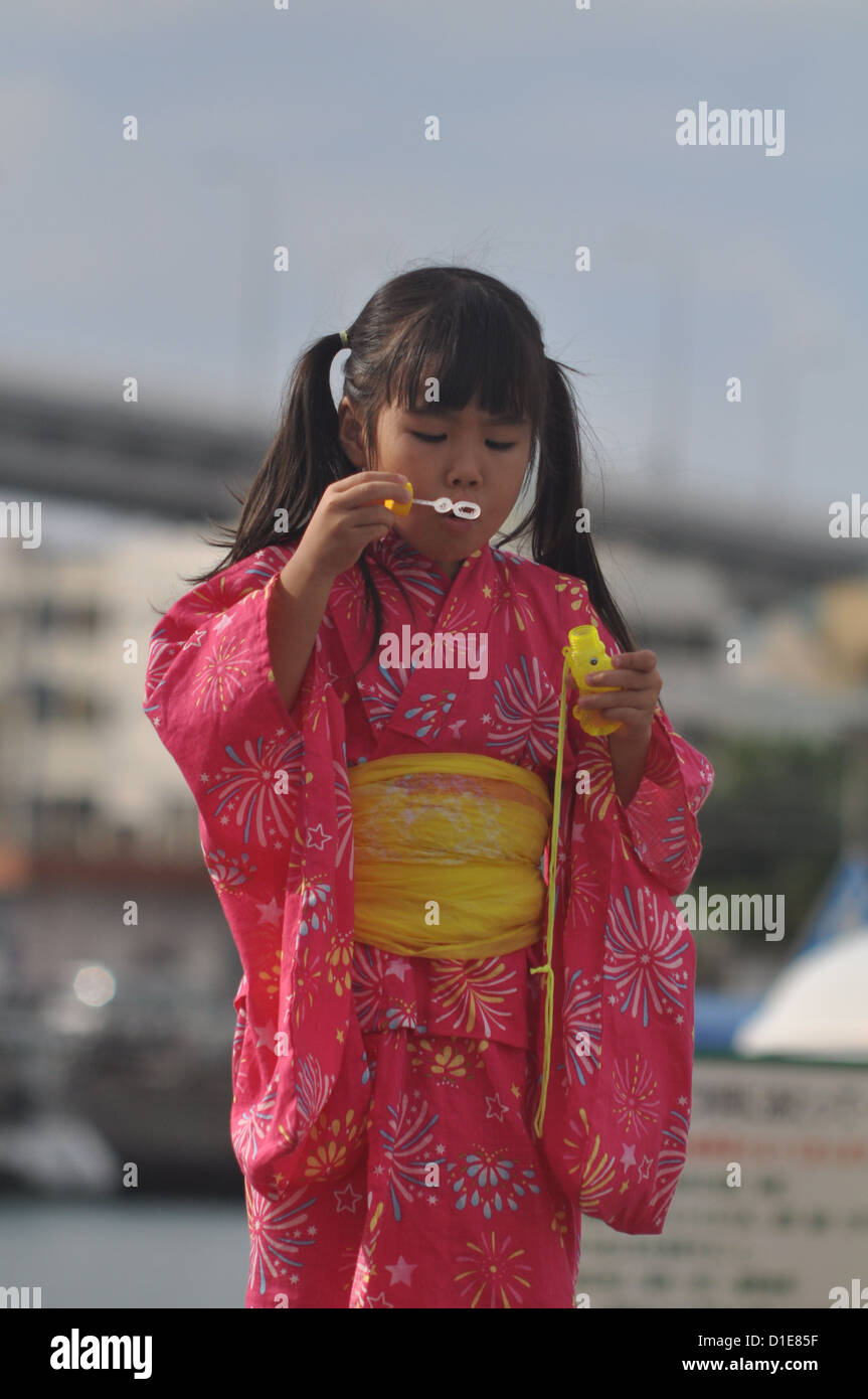Yukata children hi-res stock photography and images - Alamy