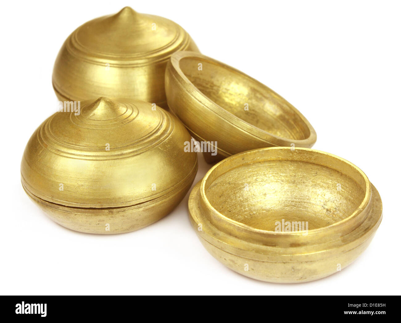 Brass container hi-res stock photography and images - Alamy