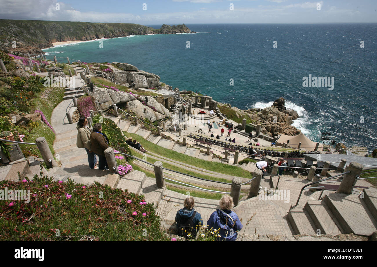 Minack open air theatre, Cornwall, England Stock Photo - Alamy
