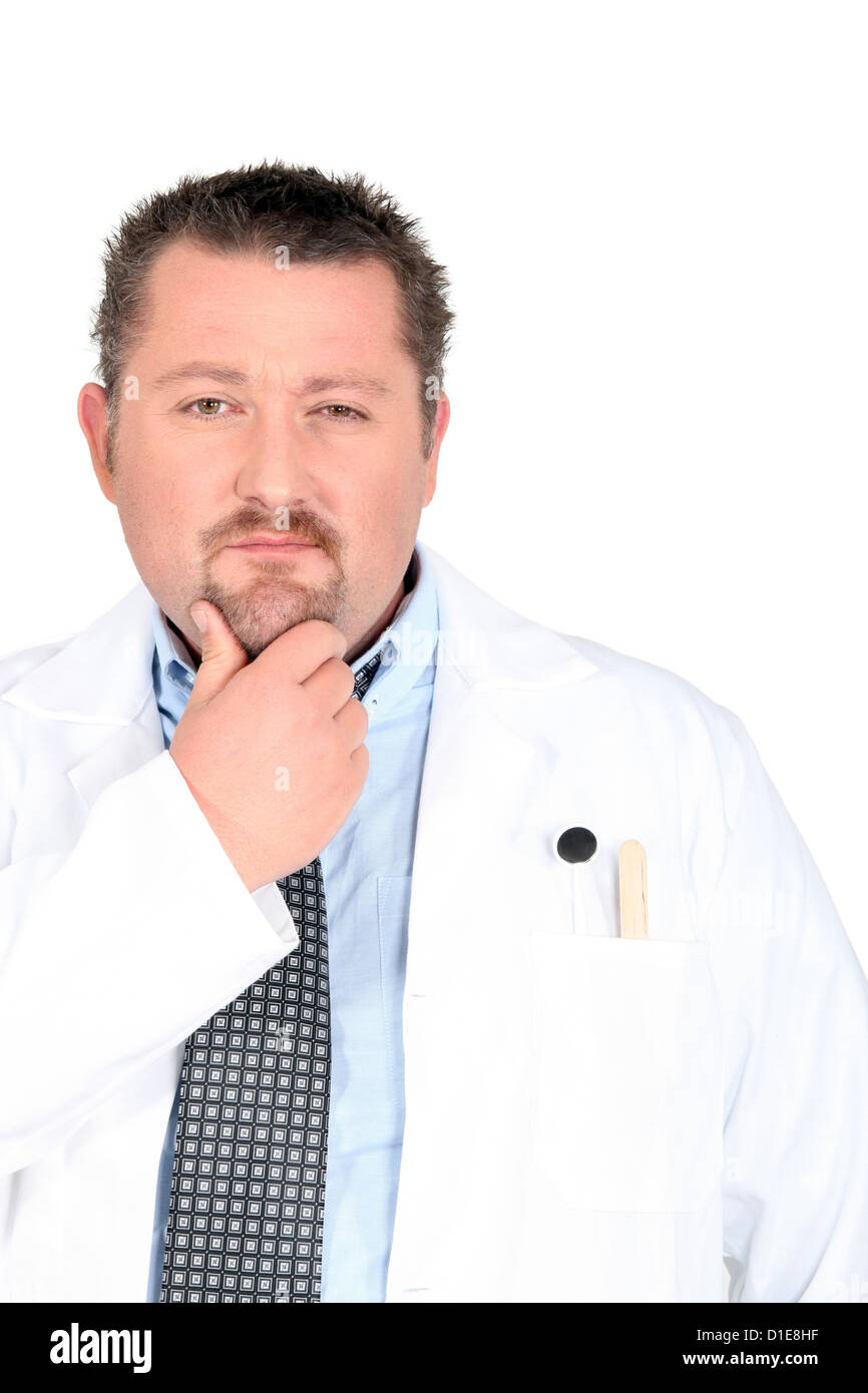 a scientist thinking Stock Photo - Alamy