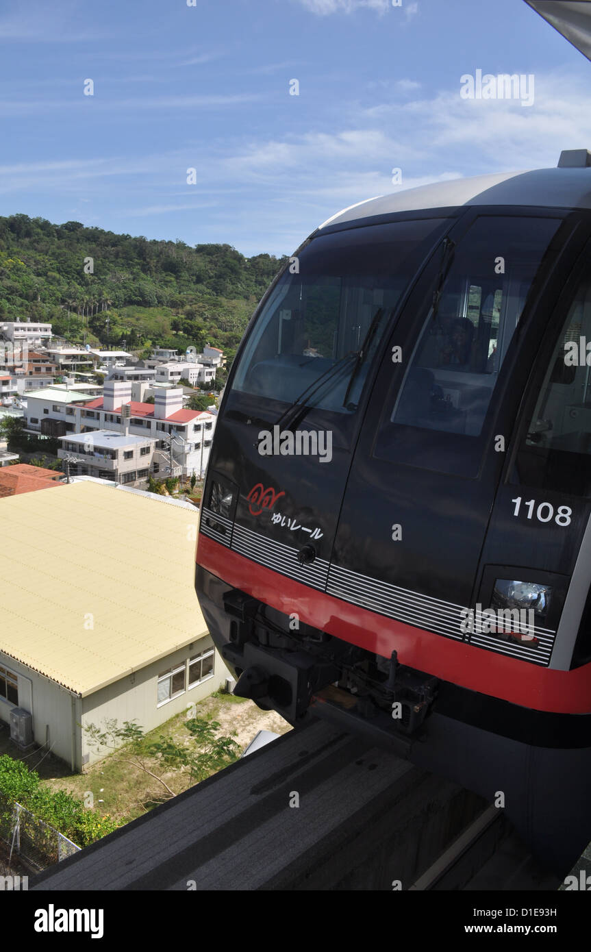 Naha (Okinawa, Japan), the Urban Monorail-Yui Rail Stock Photo - Alamy