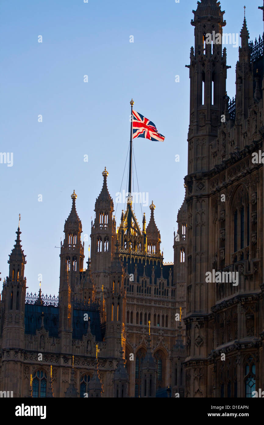 Flag flying houses of parliament hi-res stock photography and images ...