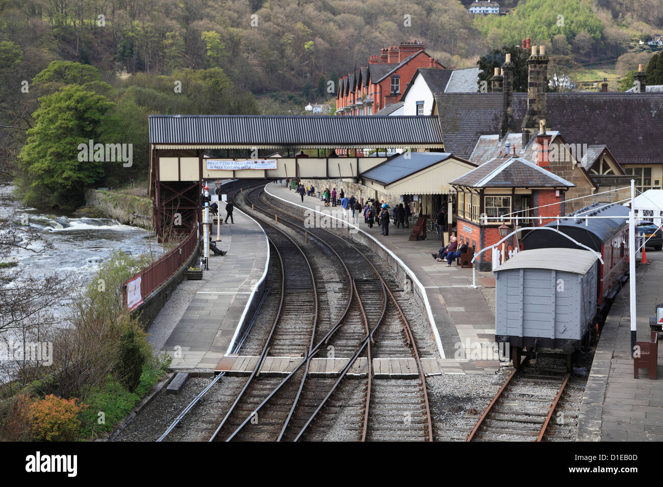 Llangollen Railway, Station, Llangollen, Dee Valley, Denbighshire ...