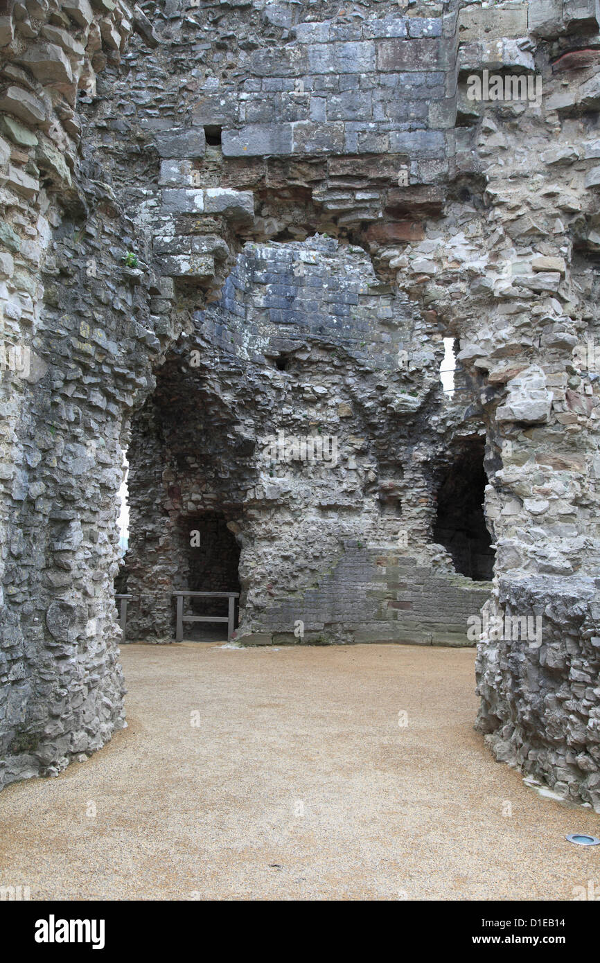 Denbigh Castle, Denbigh, Denbighshire, North Wales, Wales, United ...