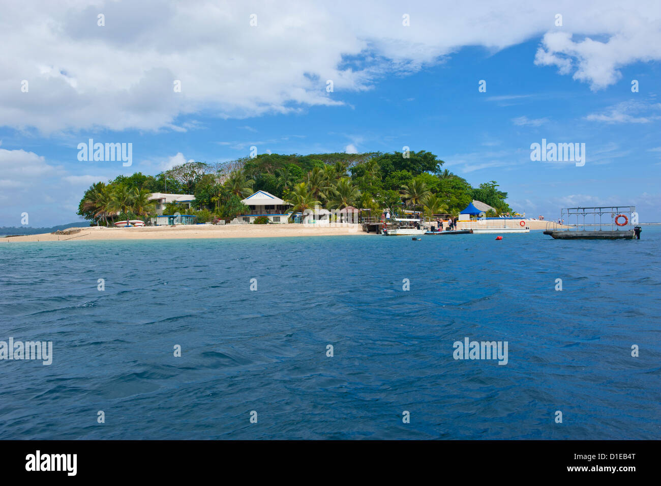 Hideaway island near Port Vila, Island of Efate, Vanuatu, South Pacific ...