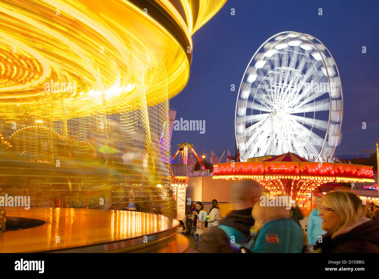 Ferris wheel carousel goose fair hi-res stock photography and images ...