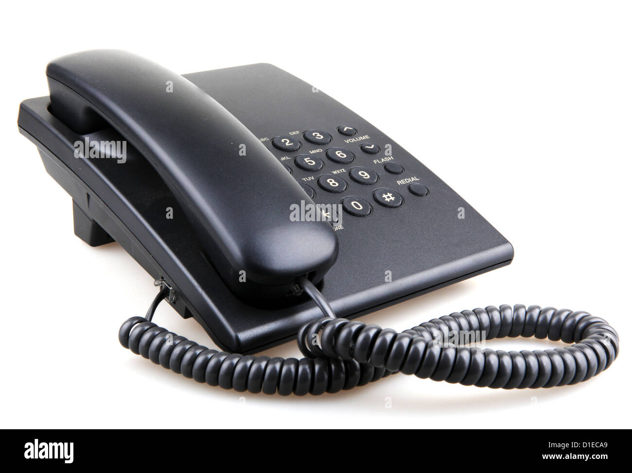 telephone isolated over white background Stock Photo - Alamy