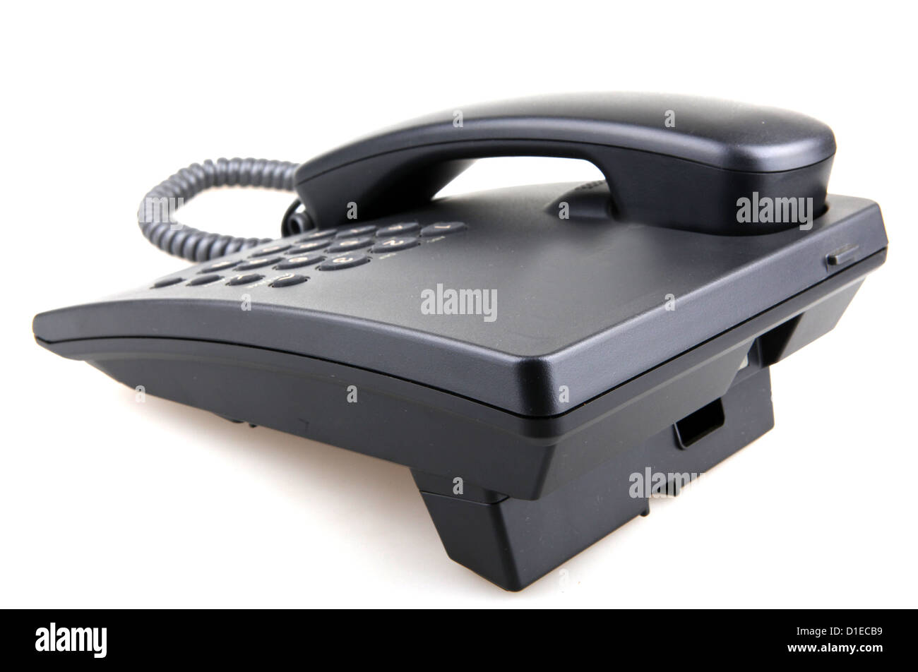telephone isolated over white background Stock Photo - Alamy