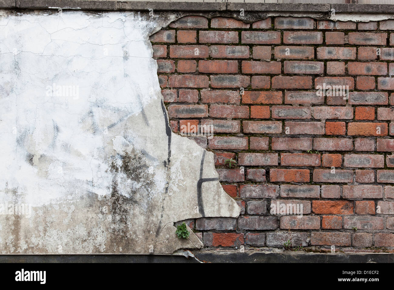 Rendered brick wall hi-res stock photography and images - Alamy