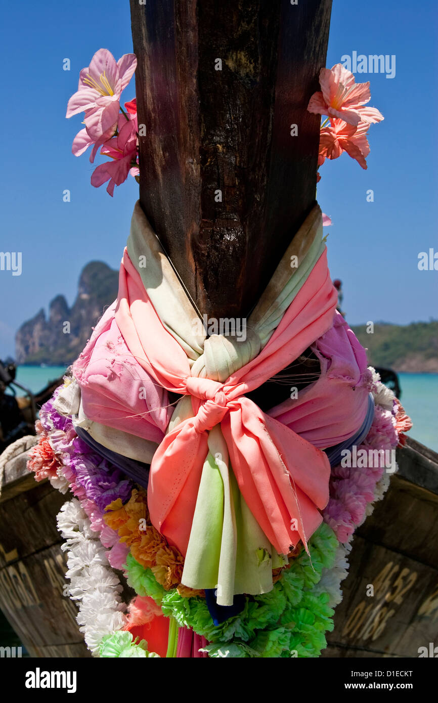 Long tail Boat, Ko Phi Phi Island, Thailand Stock Photo - Alamy