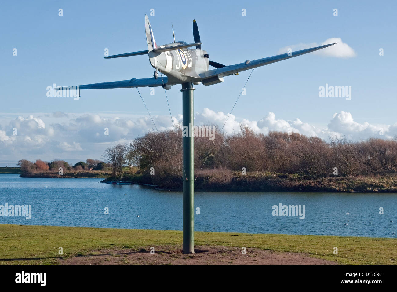 Replica of the Spitfire purchased by the people of Lytham St Annes ...