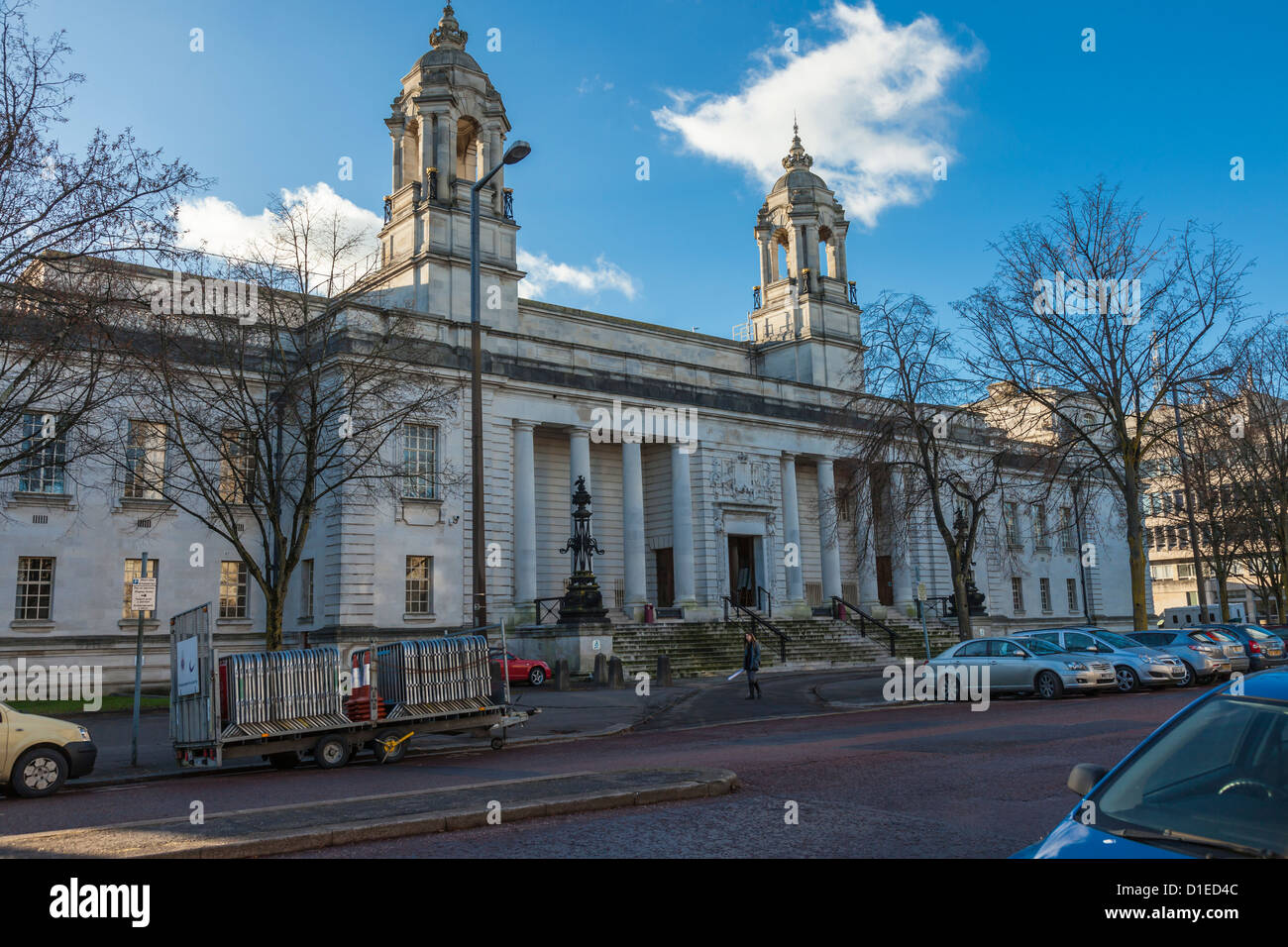 Cardiff civic centre center hi-res stock photography and images - Alamy