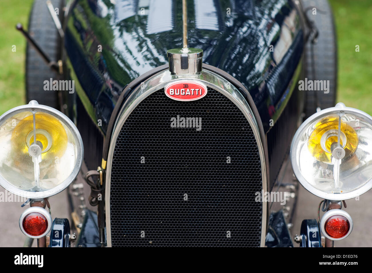 Vintage Bugatti cars at Prescott, Gloucestershire, England,UK Stock ...