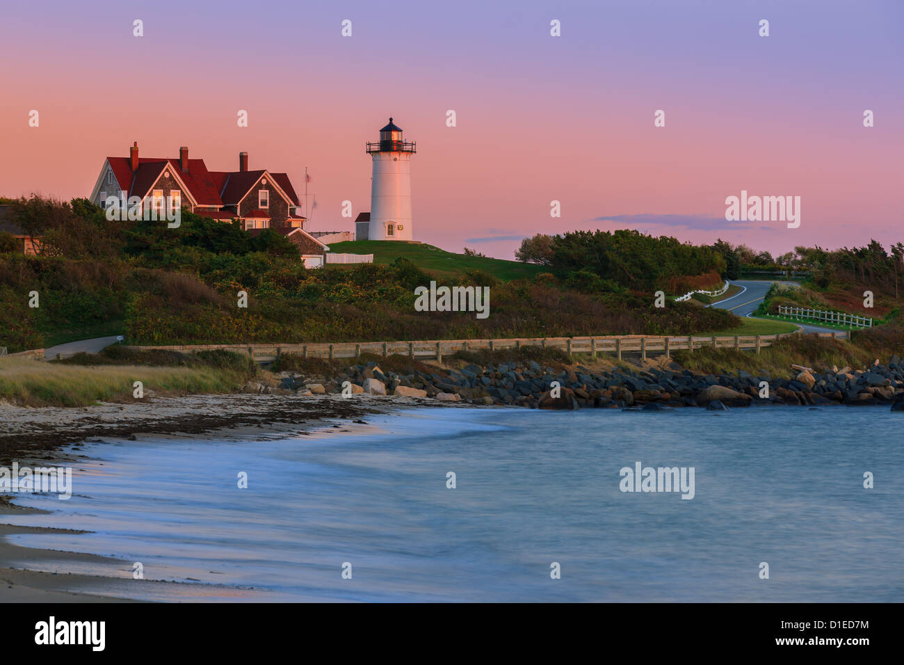 Nobska Point Light is a lighthouse located on the southwestern tip of ...