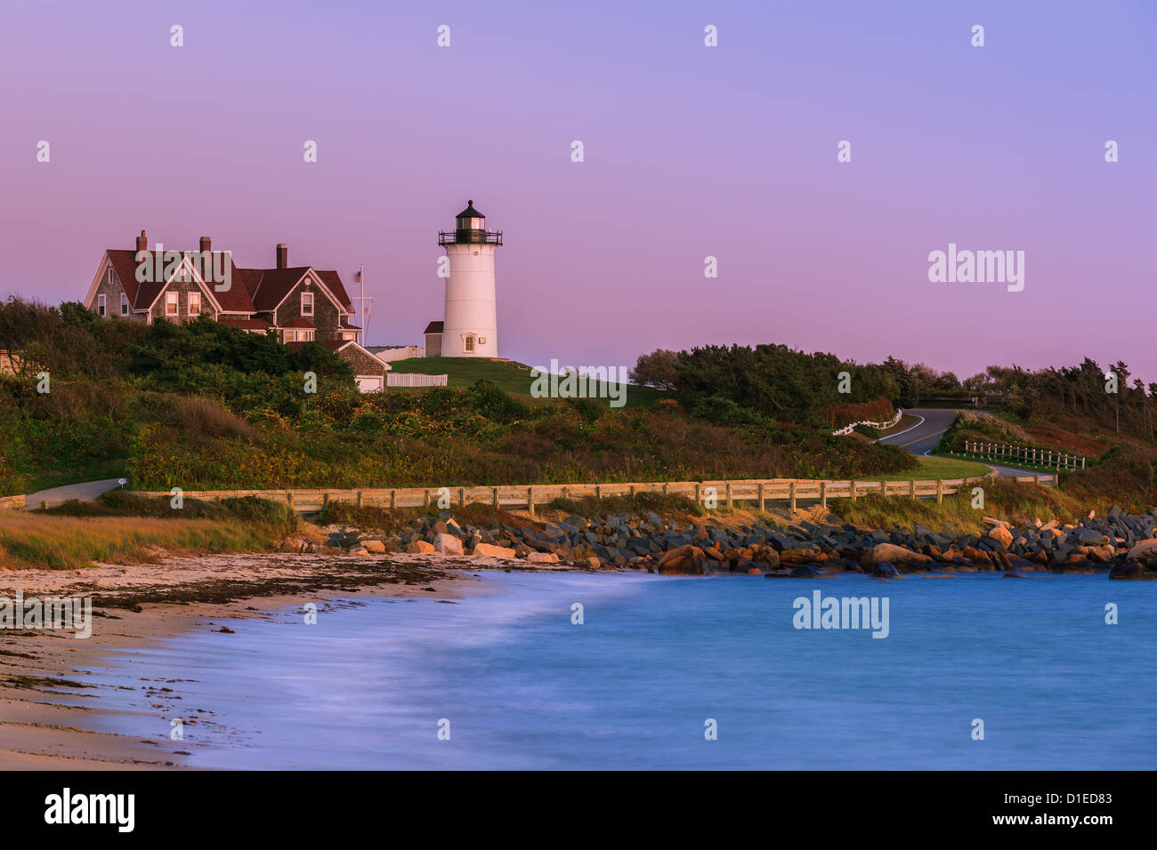 Nobska Point Light is a lighthouse located on the southwestern tip of ...