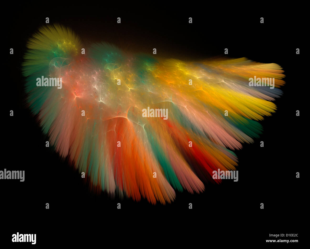 Alien Seed A SciFi Fractal Image Stock Photo - Alamy