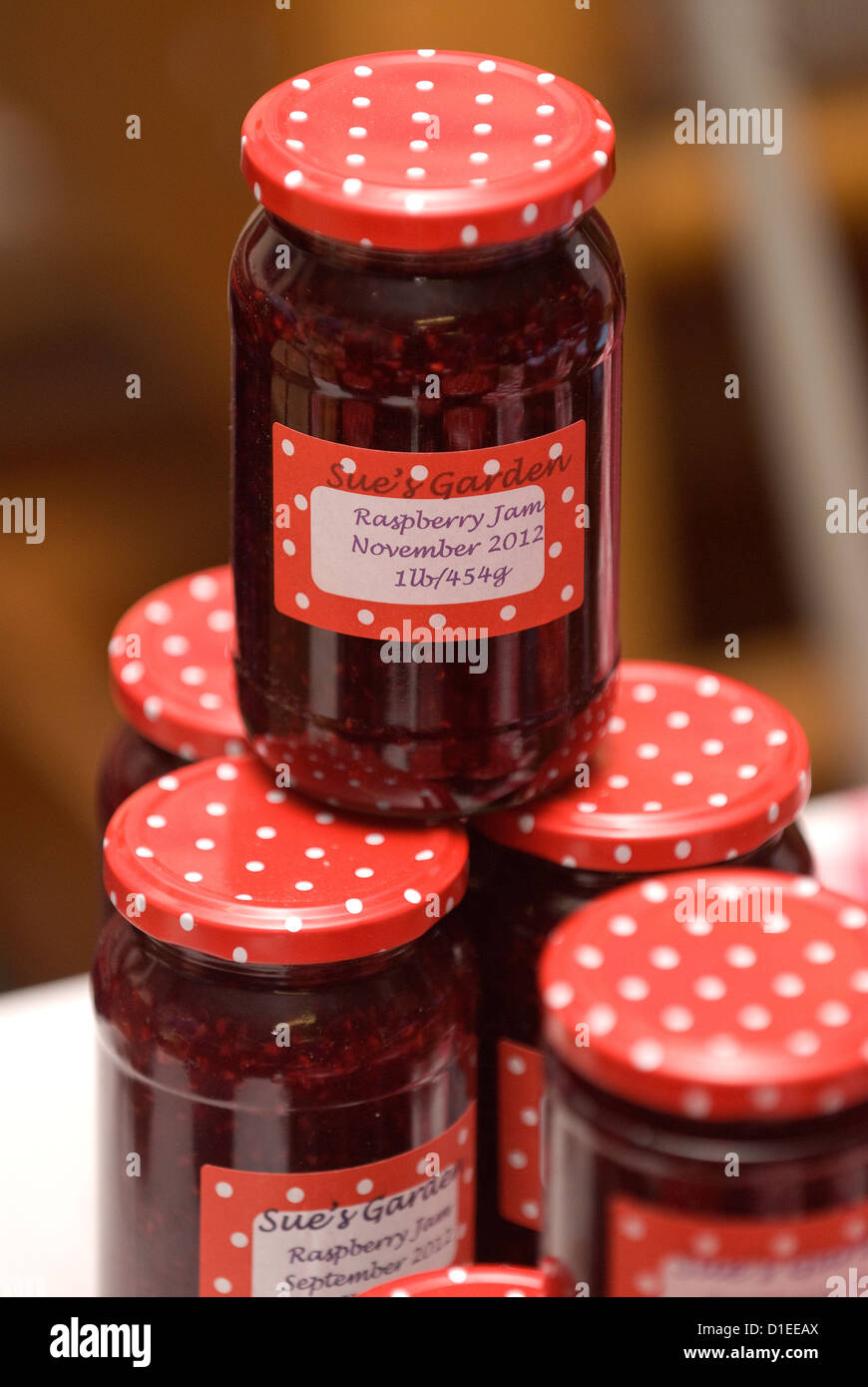 Homemade jam jars display hi-res stock photography and images - Alamy