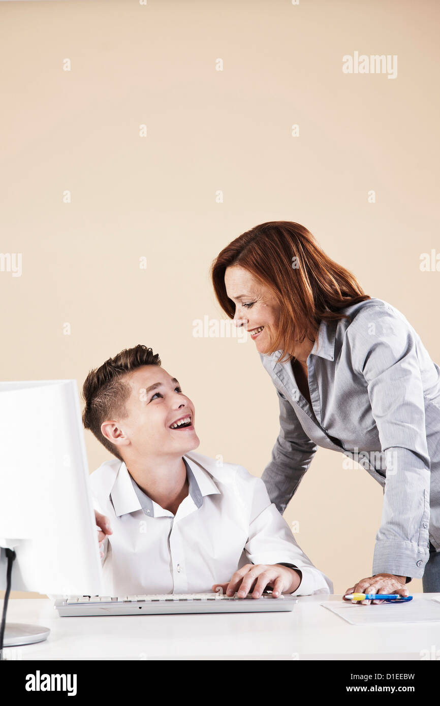 Teenage interview hi-res stock photography and images - Alamy