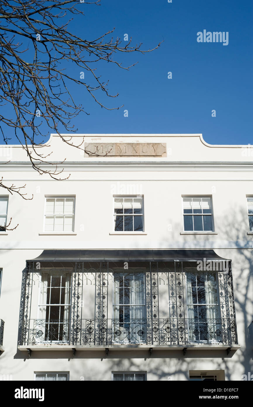 Regency architecture in the centre of Cheltenham, Gloucestershire ...
