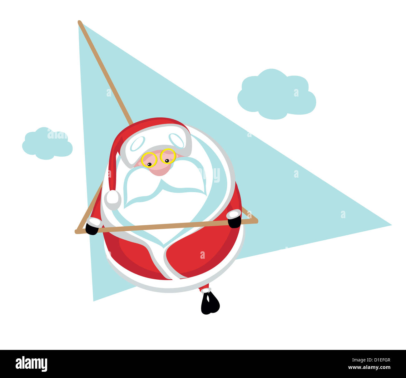 Comic parachute jump hi-res stock photography and images - Alamy