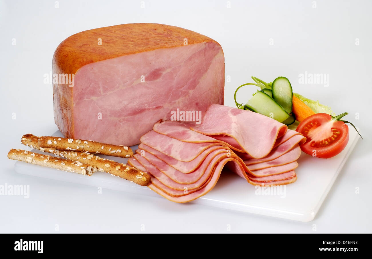 Garnished ham hi-res stock photography and images - Alamy
