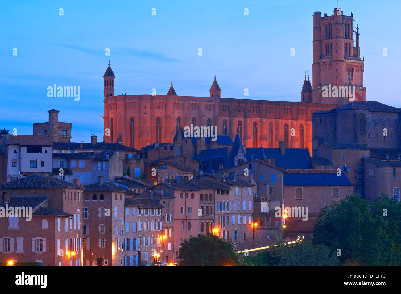 Albi, Cathedral of Saint Cecilie, Tarn, Midi-Pyrenees, France, Europe ...