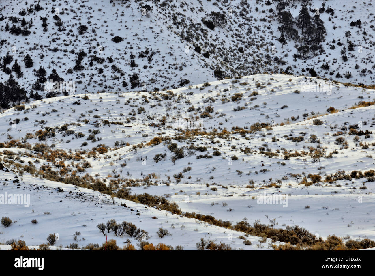 Landforms around the North Entrance to Yellowstone, near Gardiner ...