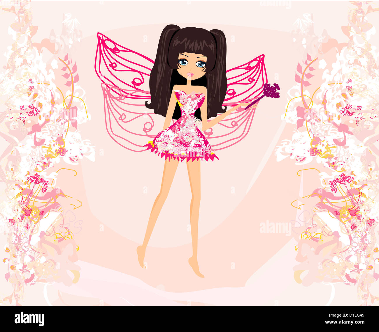 beautiful fairy vector graphic Stock Photo - Alamy