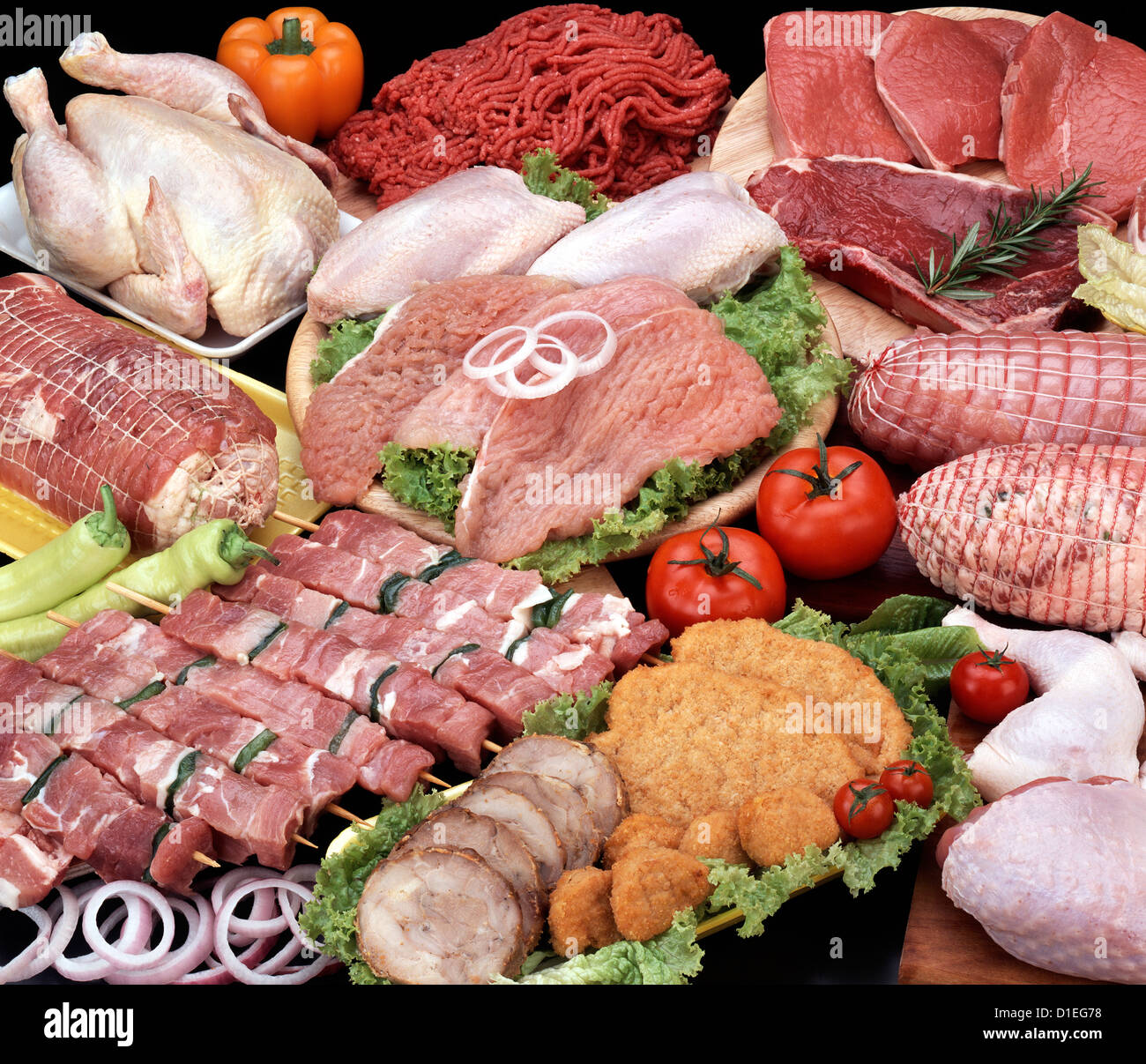 Raw meat hi-res stock photography and images - Alamy