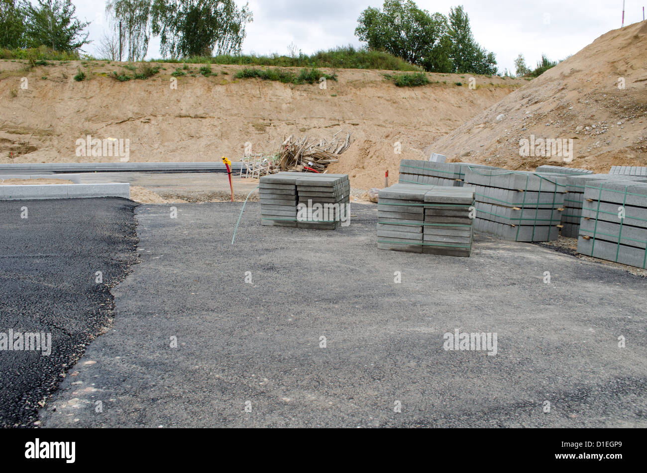 Construction site walkway hi-res stock photography and images - Alamy