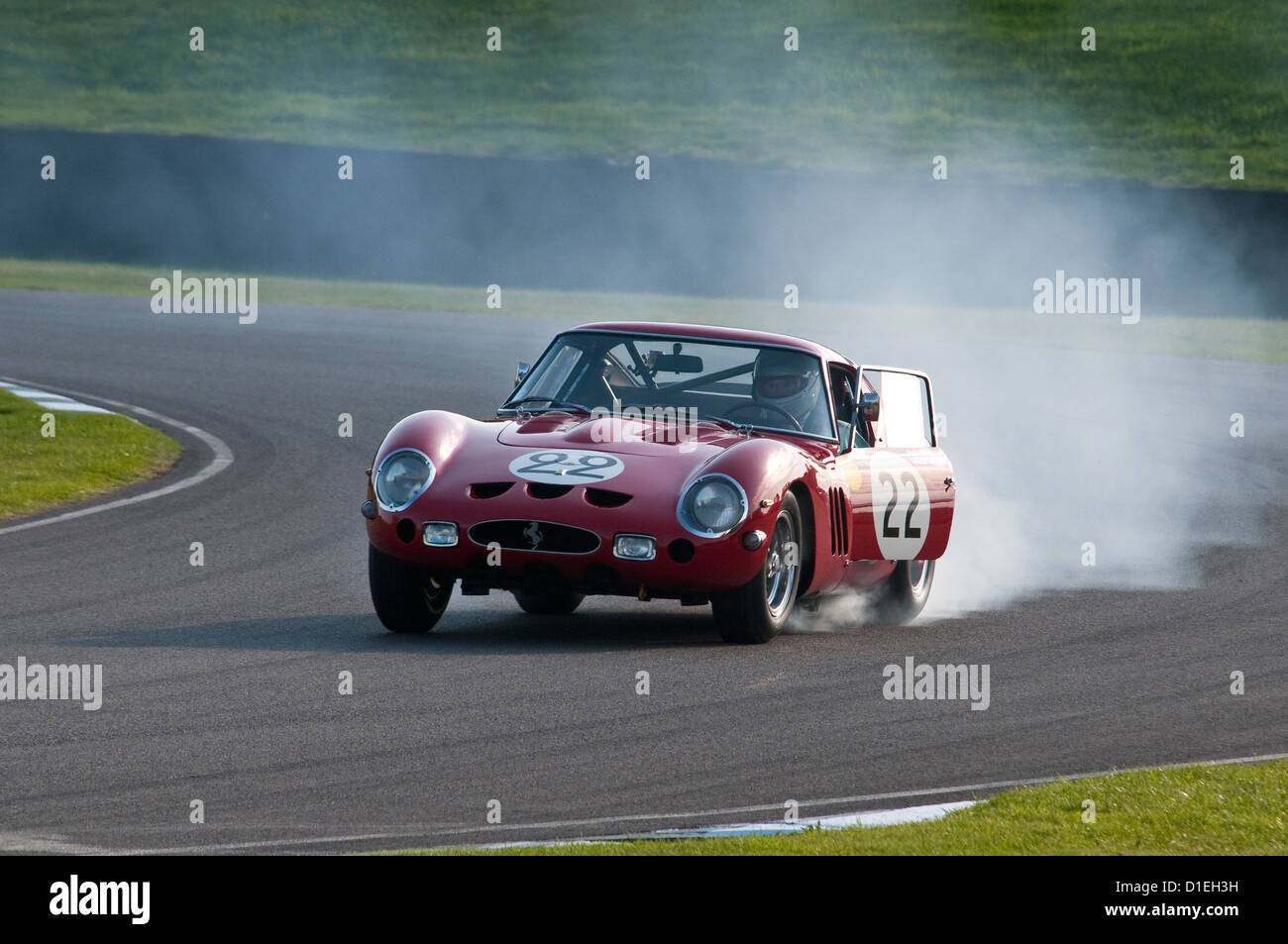 Ferrari 250 GTO Smoking Stock Photo - Alamy
