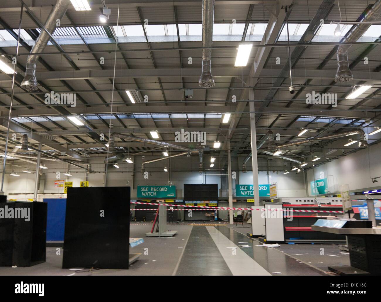 London, UK. 18th December 2012 The Comet Store in Greenwich which was ...