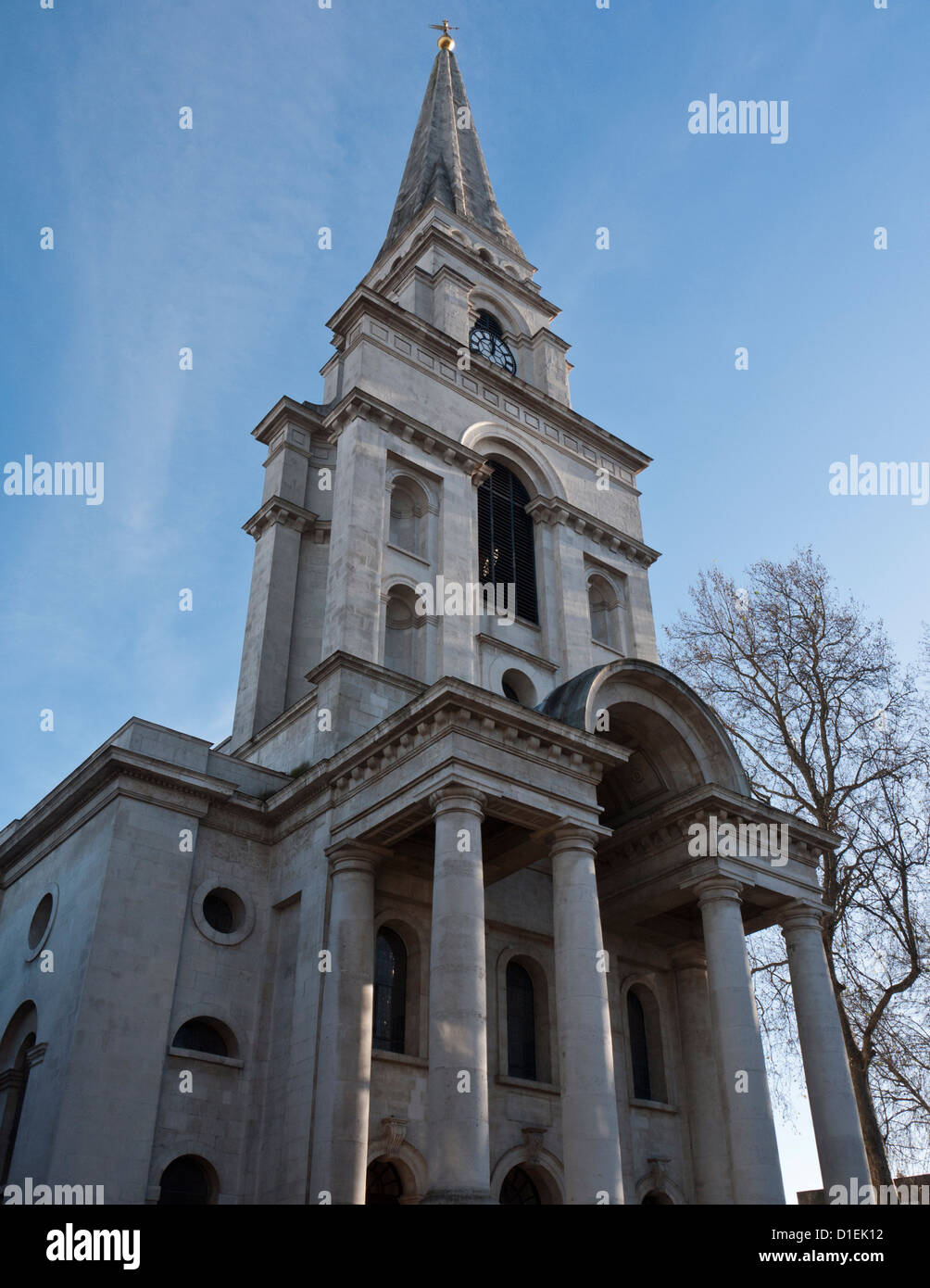 View of Christ Church, Spitalfields, London Stock Photo - Alamy