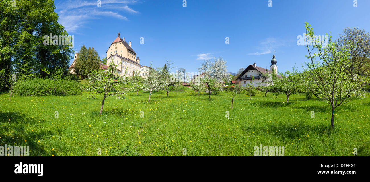 Castle Goldenstein, Elsbethen, Salzburger Land, Austria, Europe Stock ...