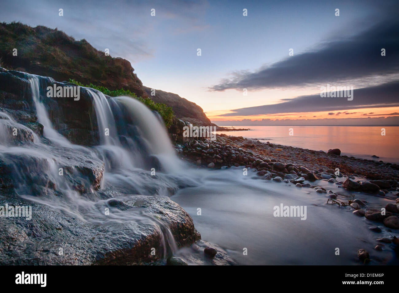 Osmington Mills at Sunrise Stock Photo - Alamy