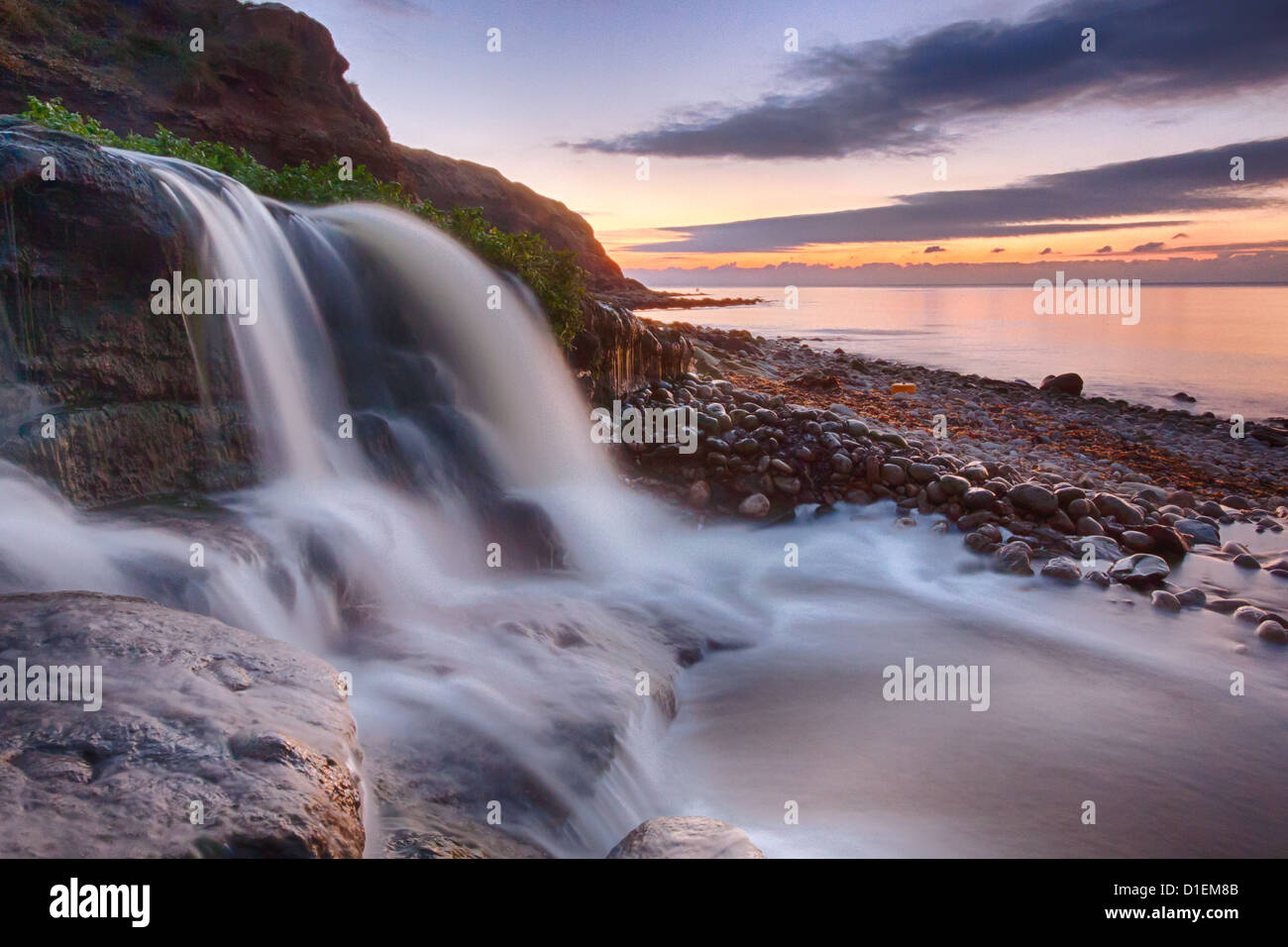 Osmington Mills at Sunrise Stock Photo - Alamy