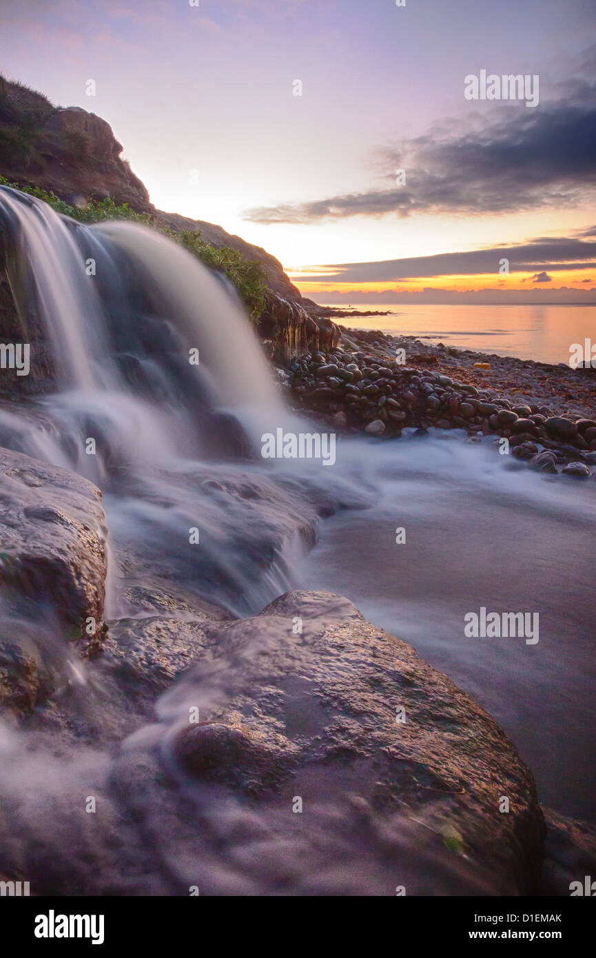 Osmington Mills at Sunrise Stock Photo - Alamy