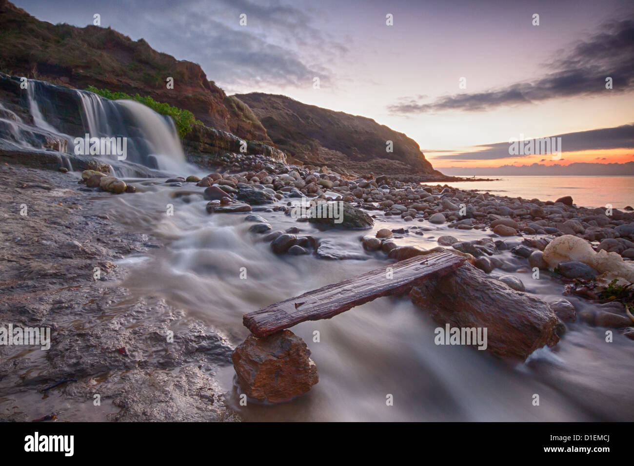 Osmington Mills at Sunrise Stock Photo - Alamy