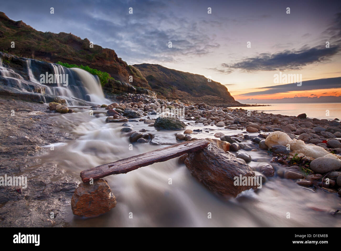 Osmington Mills at Sunrise Stock Photo - Alamy