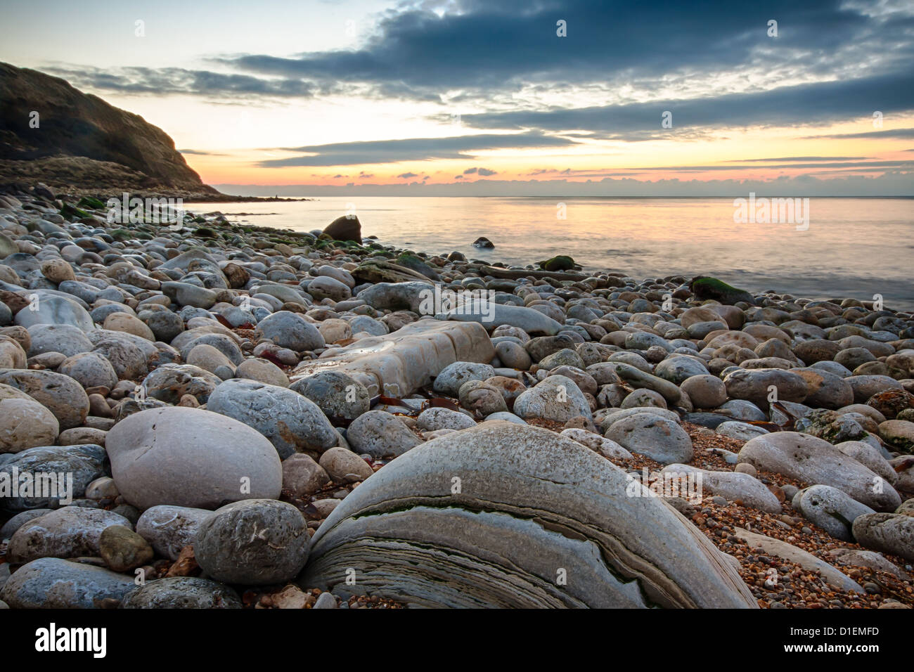 Osmington Mills at Sunrise Stock Photo - Alamy