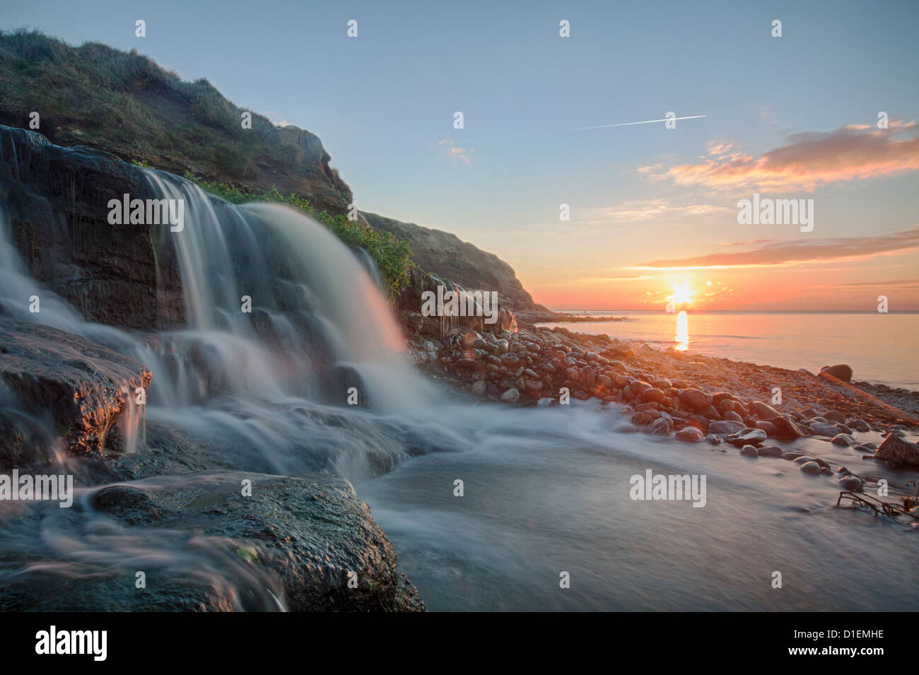 Osmington Mills at Sunrise Stock Photo - Alamy