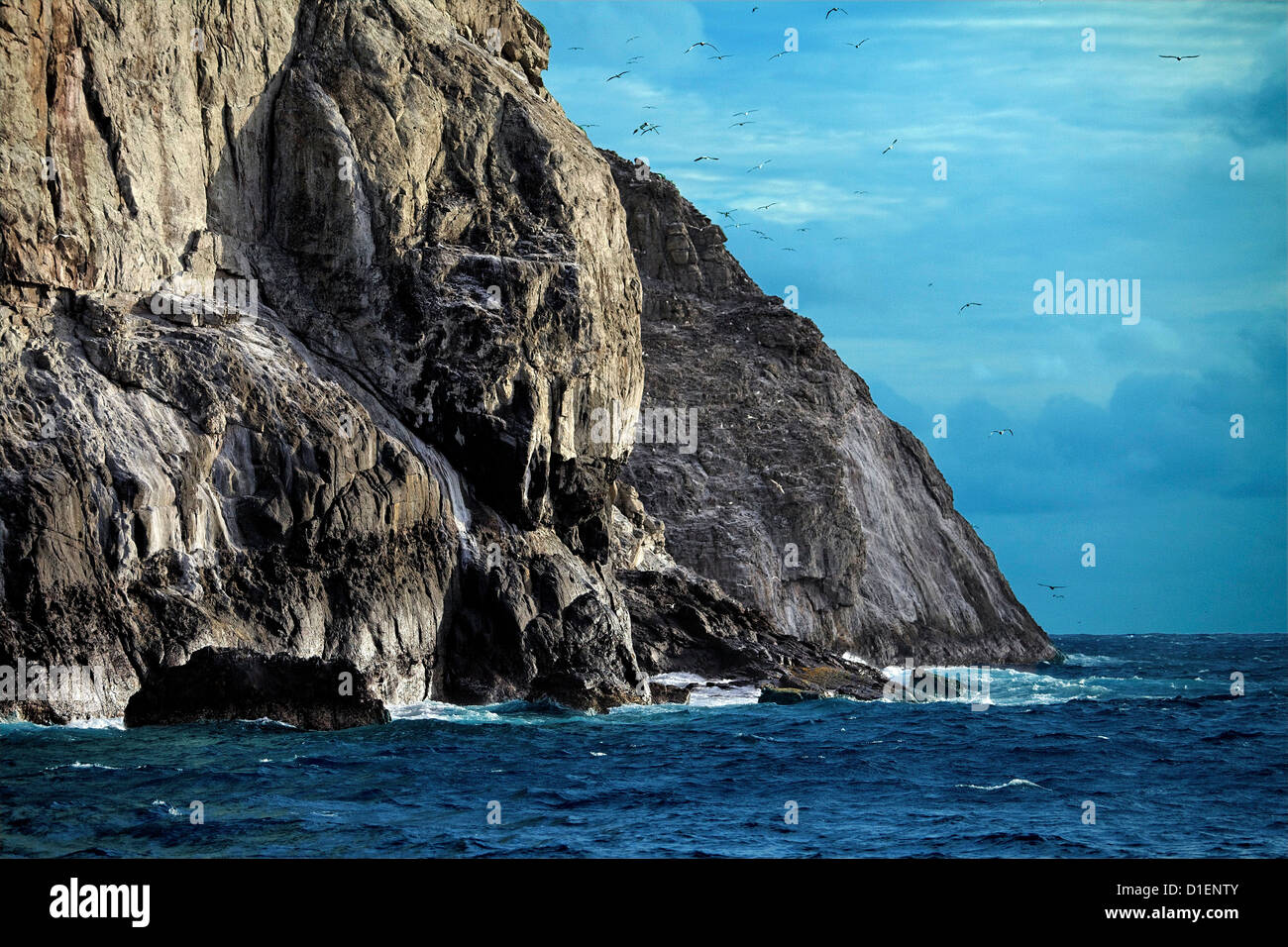 Rock Island Malpelo in the Pacific Ocean, Columbia Stock Photo - Alamy