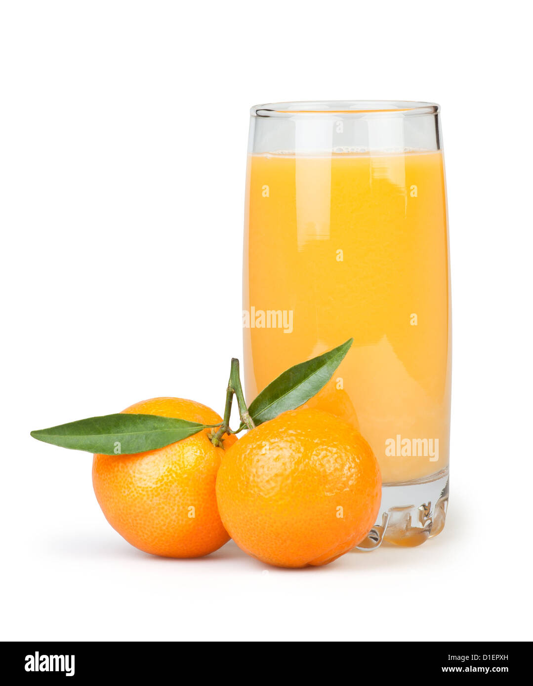 Transparent glass fresh juice Cut Out Stock Images & Pictures - Alamy