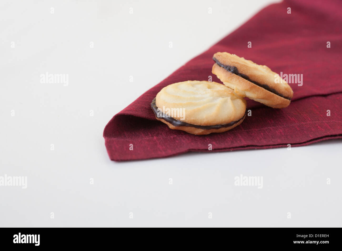 Maroon napkin hi-res stock photography and images - Alamy